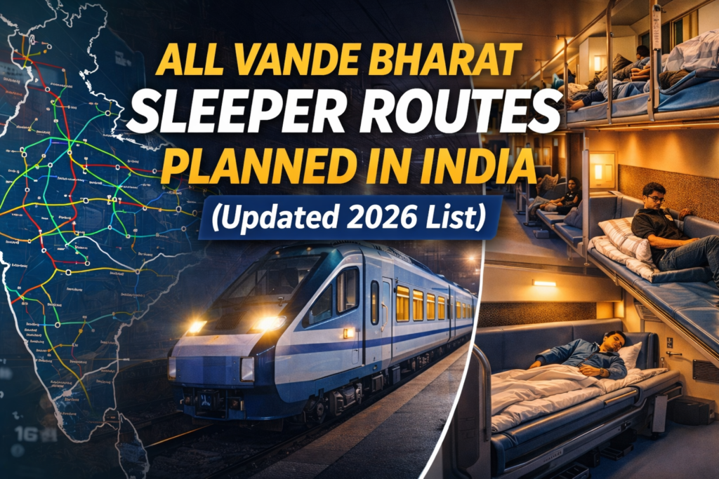Vande Bharat Sleeper Routes Planned Across India in 2026